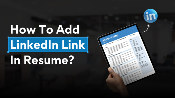 How to add LinkedIn Link in resume?