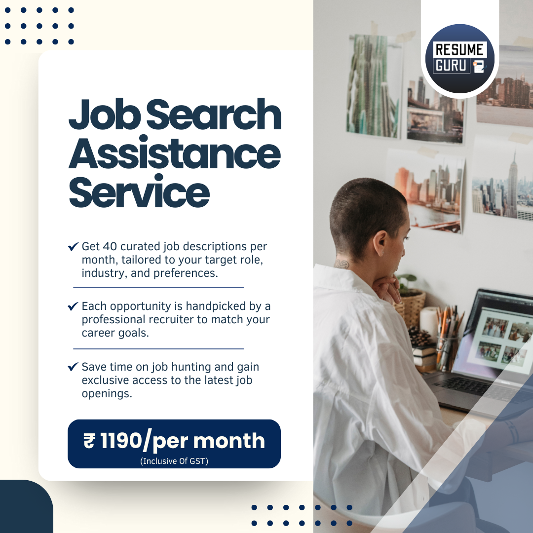 Job Search Assistance Service - ResumeGuru India